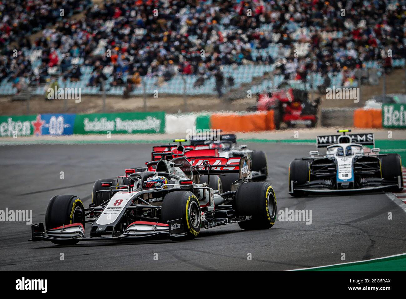 08 GROSJEAN Romain (fra), Haas F1 Team VF-20 Ferrari, action during the ...