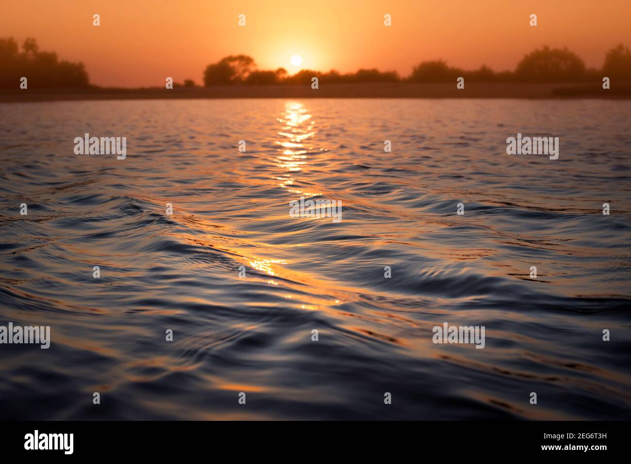 Shore beautiful pink lake sunset hi-res stock photography and images ...