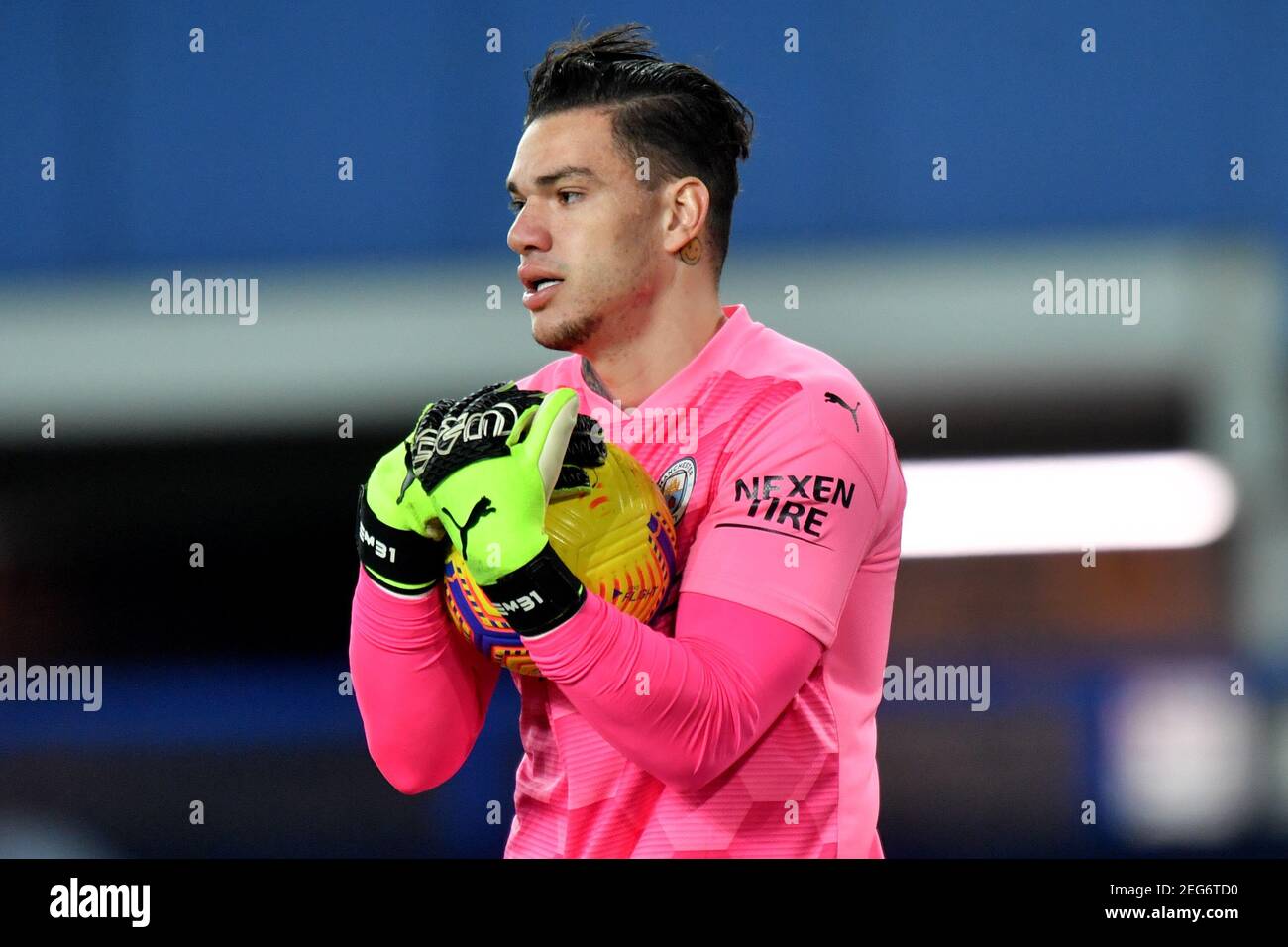 Manchester city goalkeeper ederson hi-res stock photography and images ...