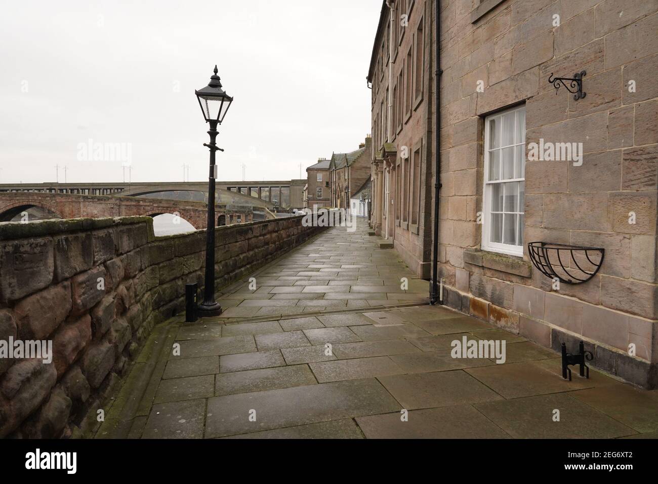 Market town in Berwick-upon-Tweed Stock Photo - Alamy