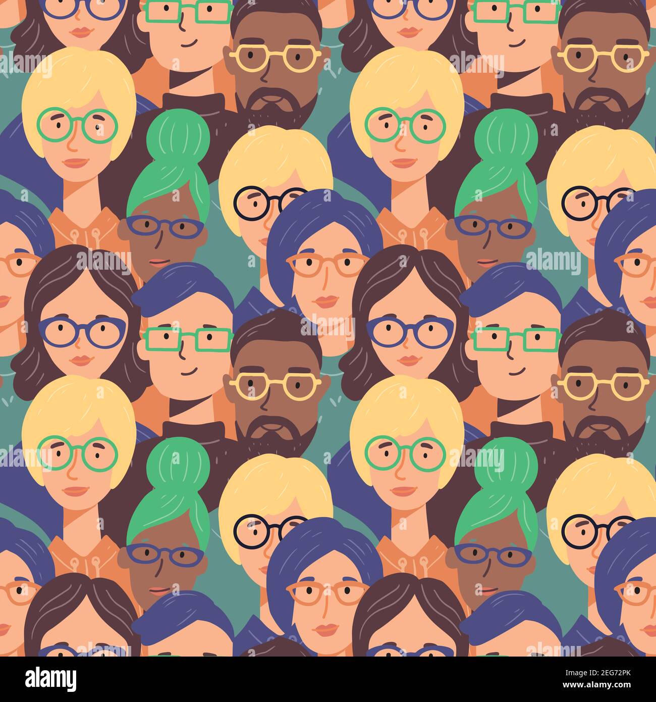 Animated People Faces