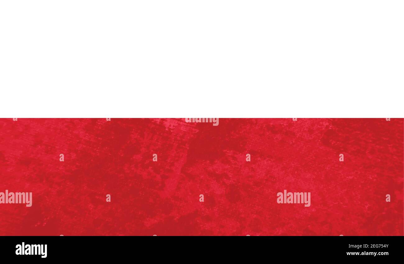 Poland grunge flag. Vector Isolated on background Stock Vector Image ...