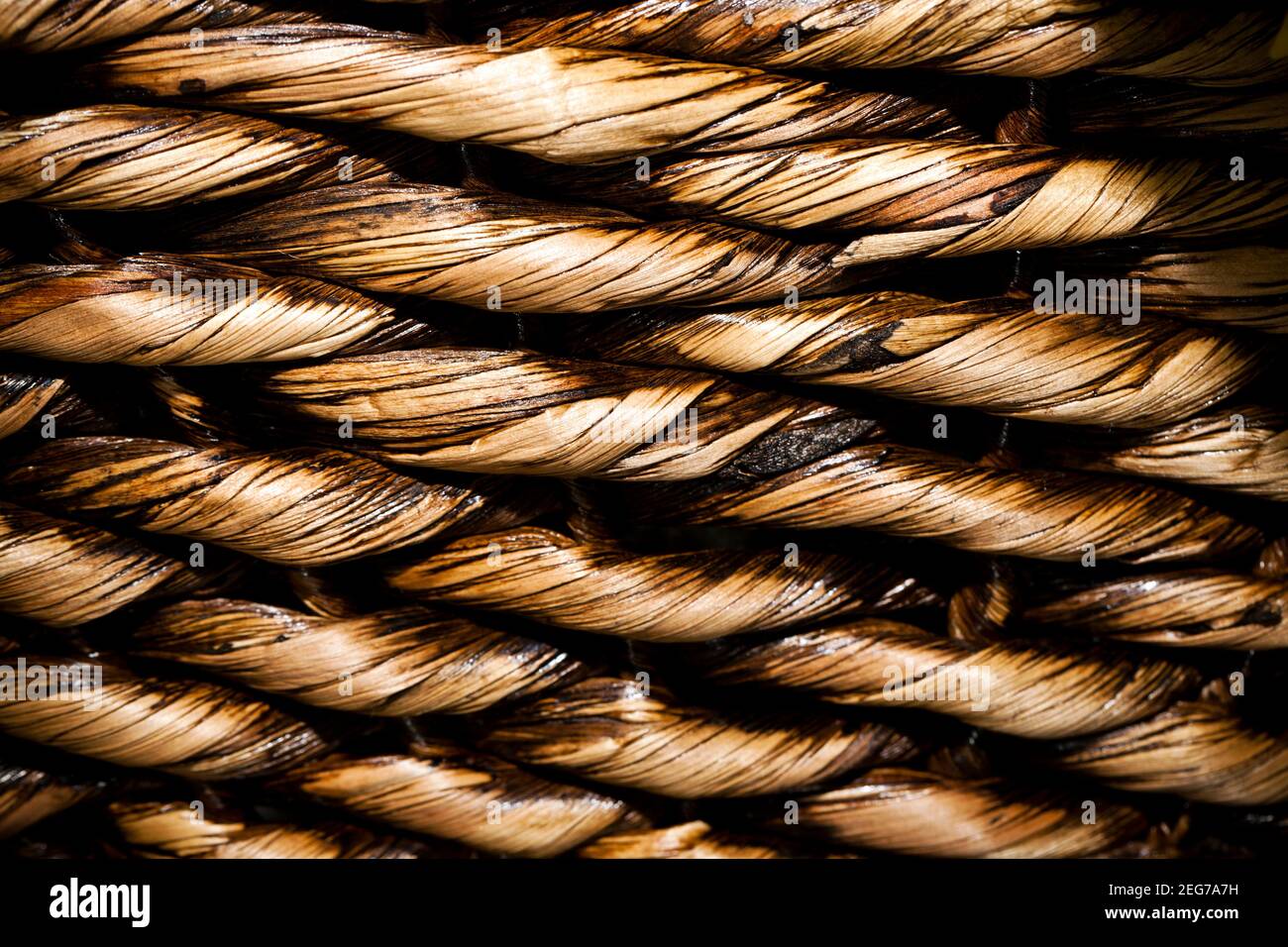 Abstract Connection of Rope Lines Close Up Photo Stock Photo - Alamy