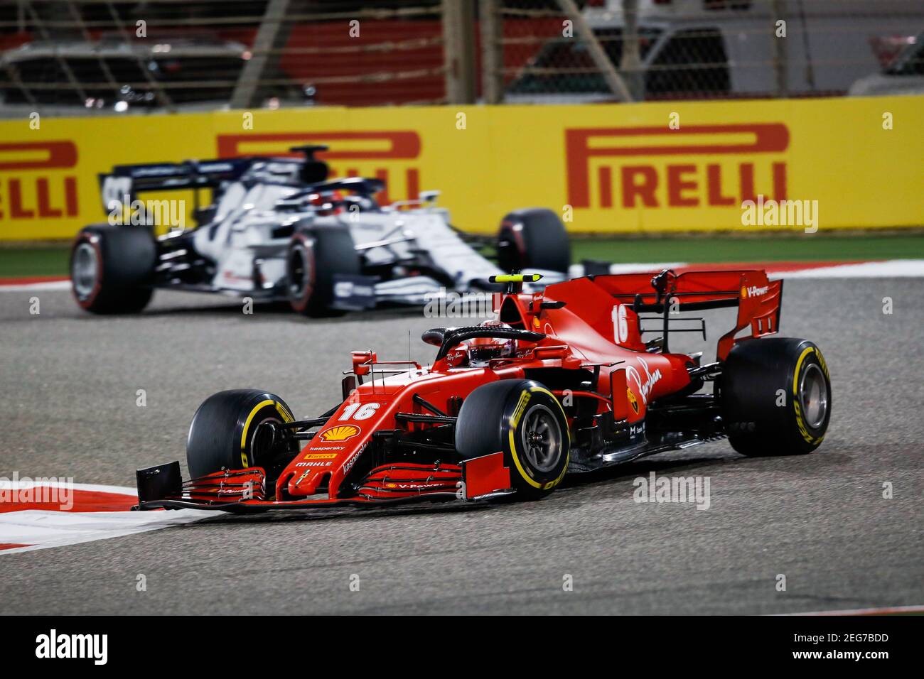 16 LECLERC Charles (mco), Scuderia Ferrari SF1000, action during the Formula 1 Gulf Air Bahrain ...