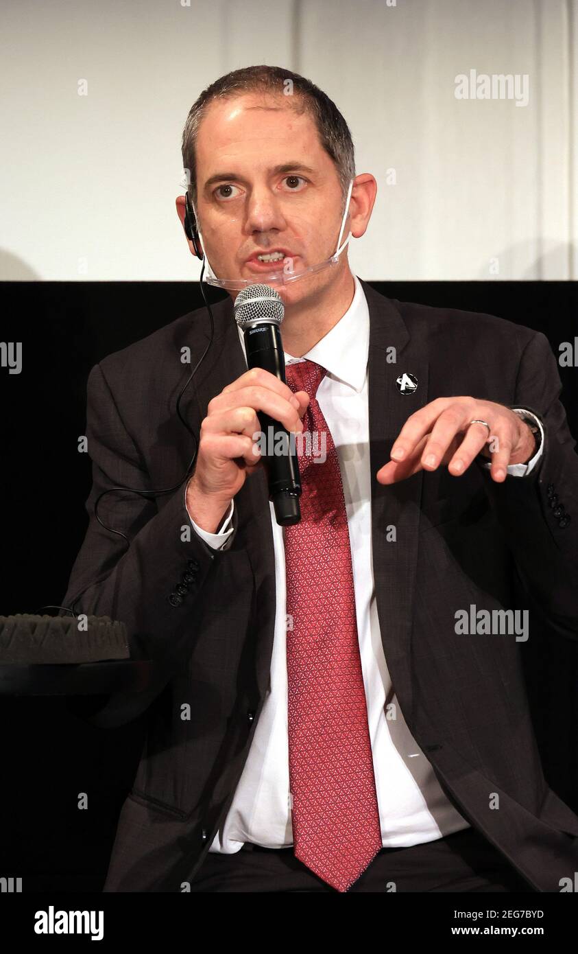 Tokyo, Japan. 18th Feb, 2021. Japan's space venture Astroscale Holdings ...