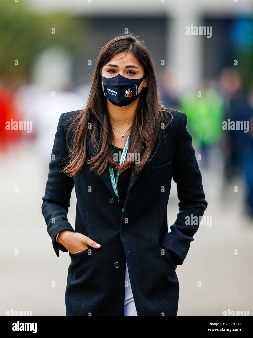 Dziwiszek Sandra, girlfriend of Nicholas during the Formula 1 DHL ...