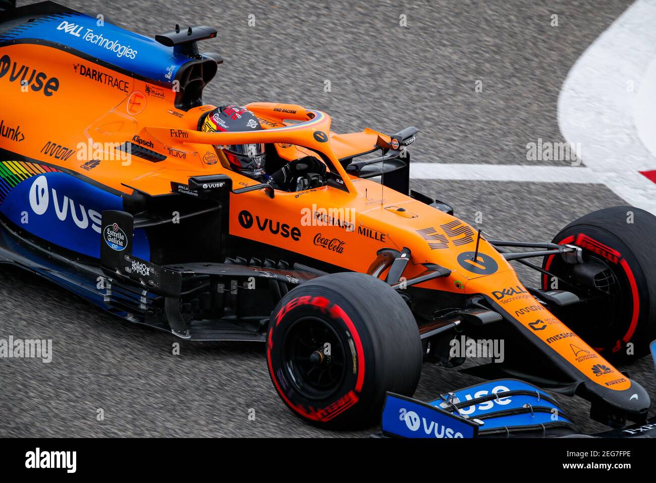 SAINZ Carlos (spa), McLaren Renault F1 MCL35, action during the Formula ...