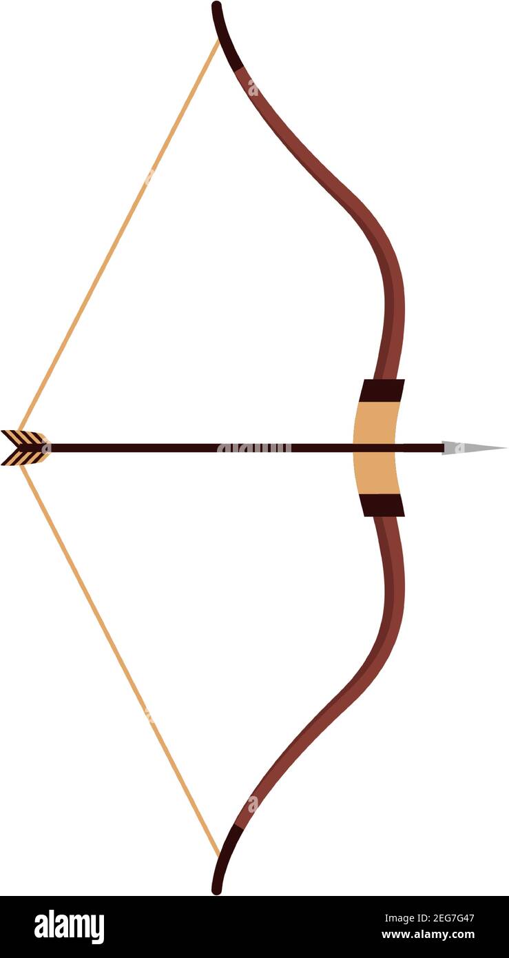 Native american bow and arrow Cut Out Stock Images & Pictures - Alamy