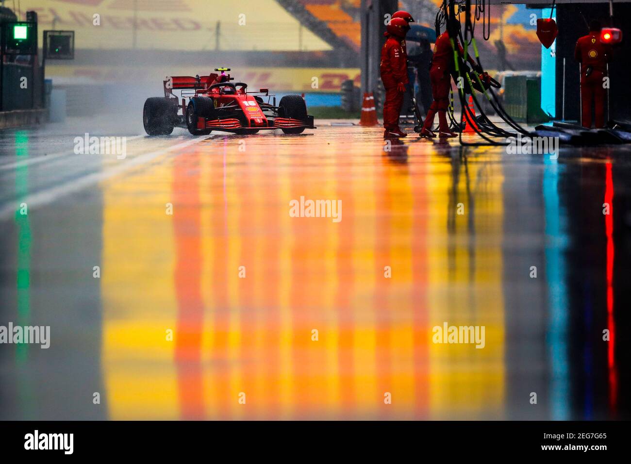 LECLERC Charles (mco), Scuderia Ferrari SF1000, action during the ...