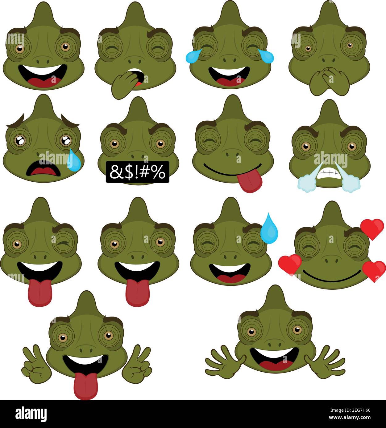 Chameleons eye Stock Vector Images - Alamy