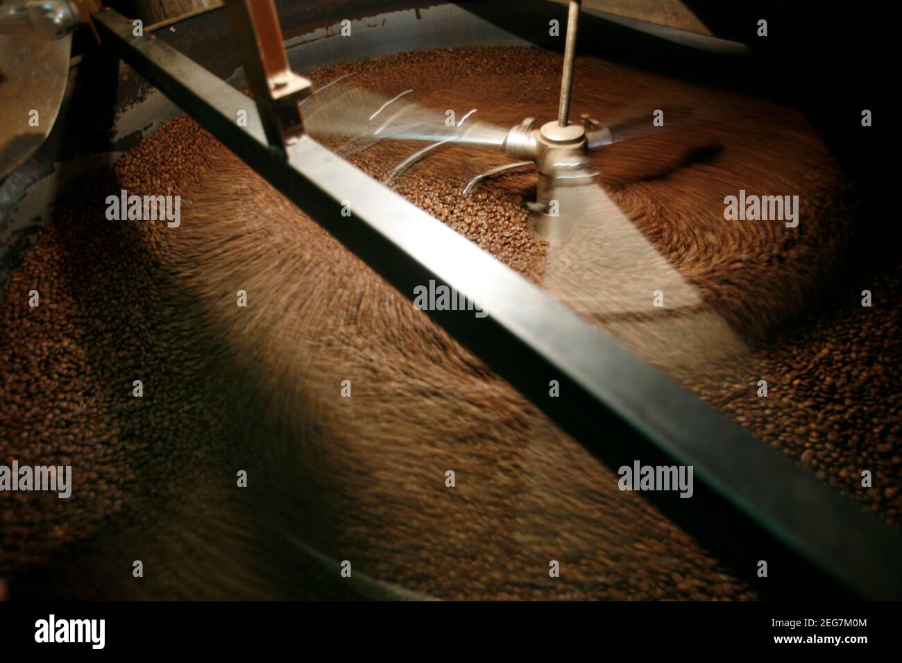 a coffee roasting production in the city centre of Catania in the ...