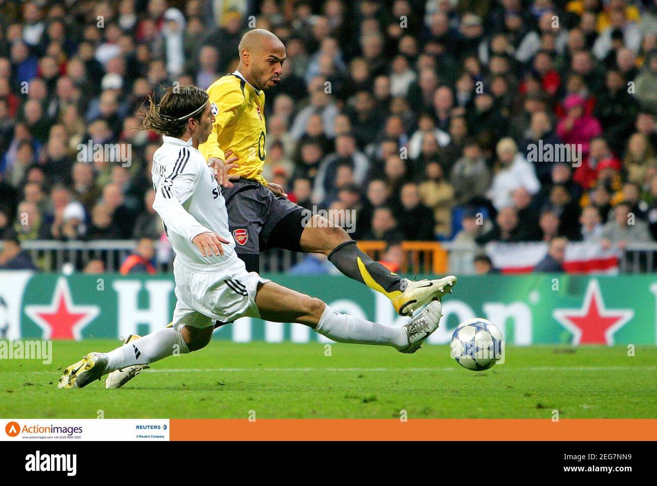 Santiago bernabeu thierry henry hi-res stock photography and images - Alamy