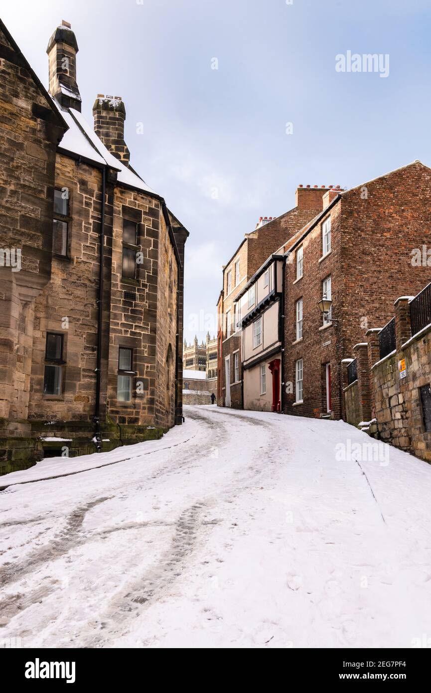 Durham Cathedral Snow Winter High Resolution Stock Photography and ...