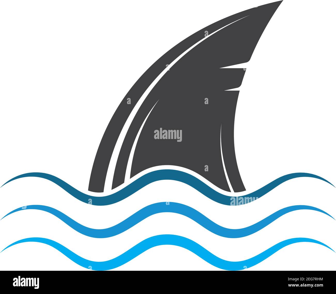 Shark Fin Illustration