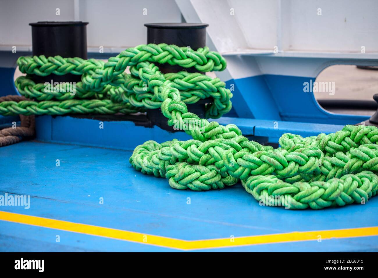 Abstract Connection of Rope Lines Close Up Photo Stock Photo - Alamy