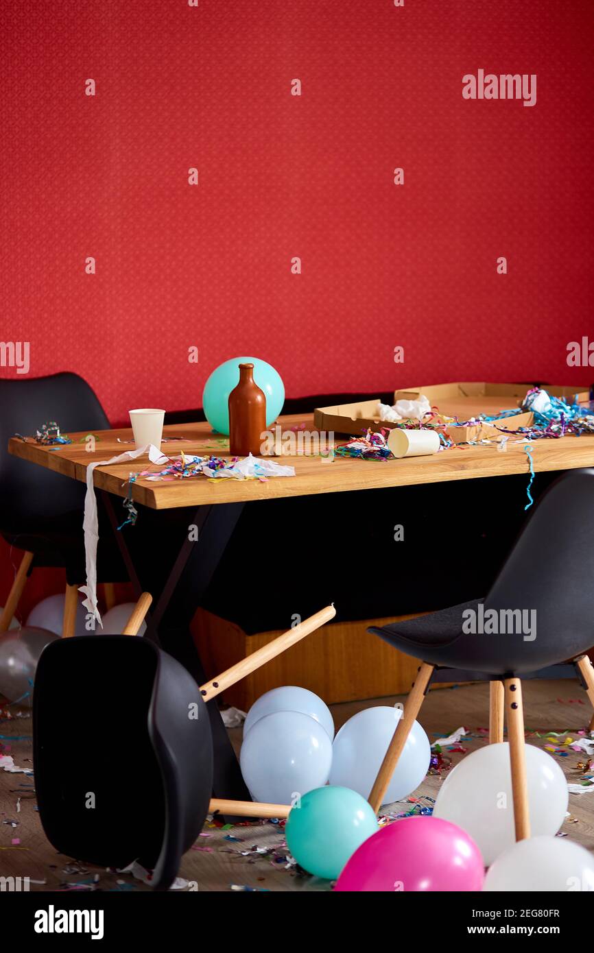 Messy House After Party High Resolution Stock Photography and Images ...