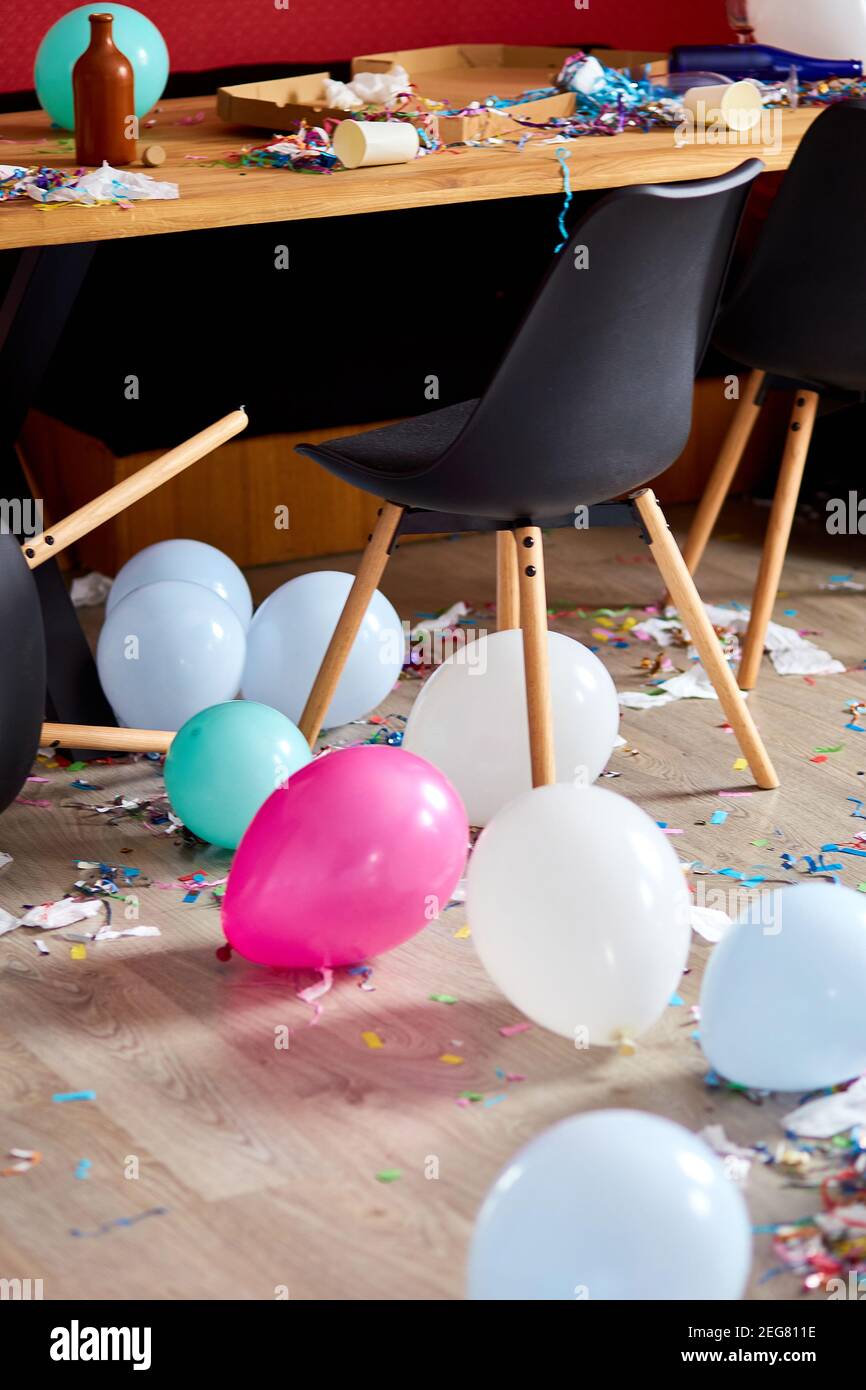 Messy House After Party High Resolution Stock Photography and Images ...