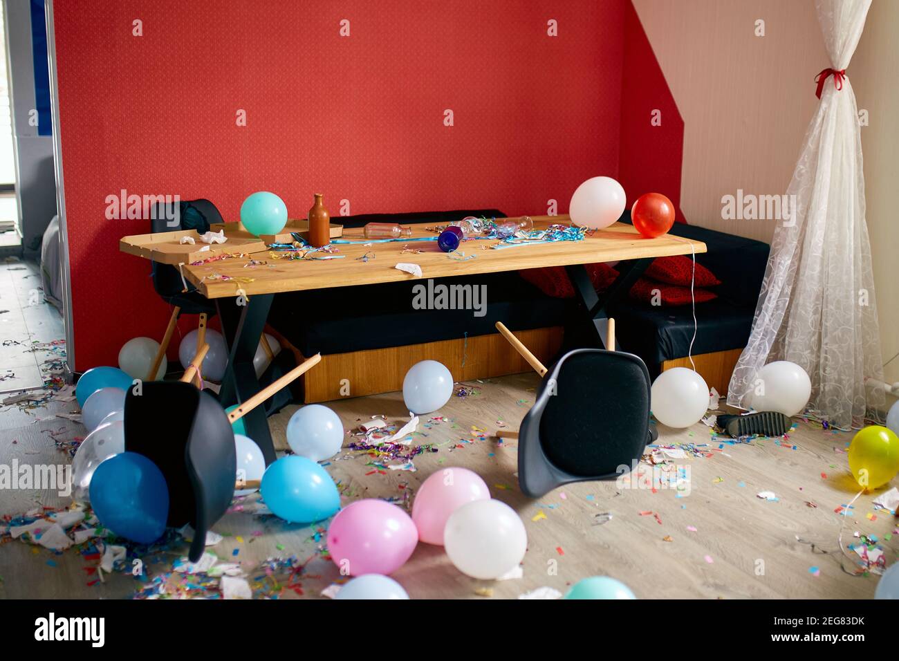 Messy House After Party High Resolution Stock Photography and Images ...