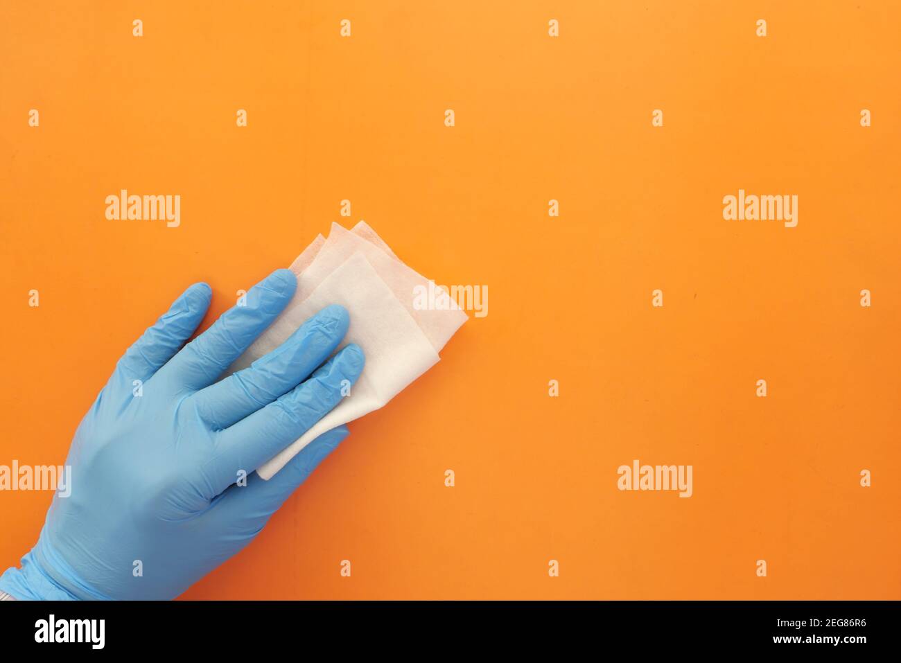 close up of person hand cleaning table with cloth Stock Photo - Alamy