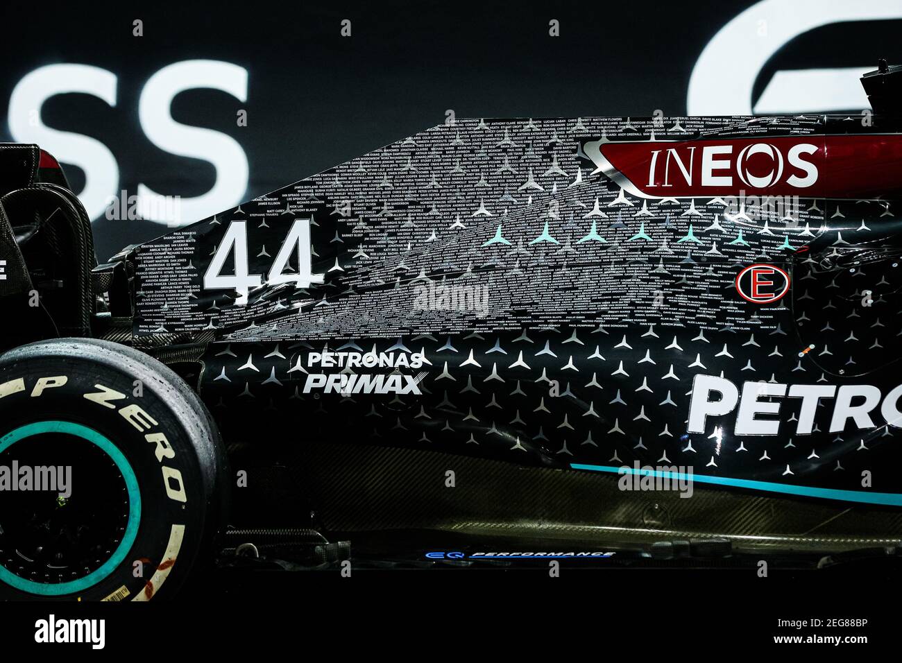 Mercedes AMG F1 GP W11 Hybrid EQ Power+, mechanical detail, special ...