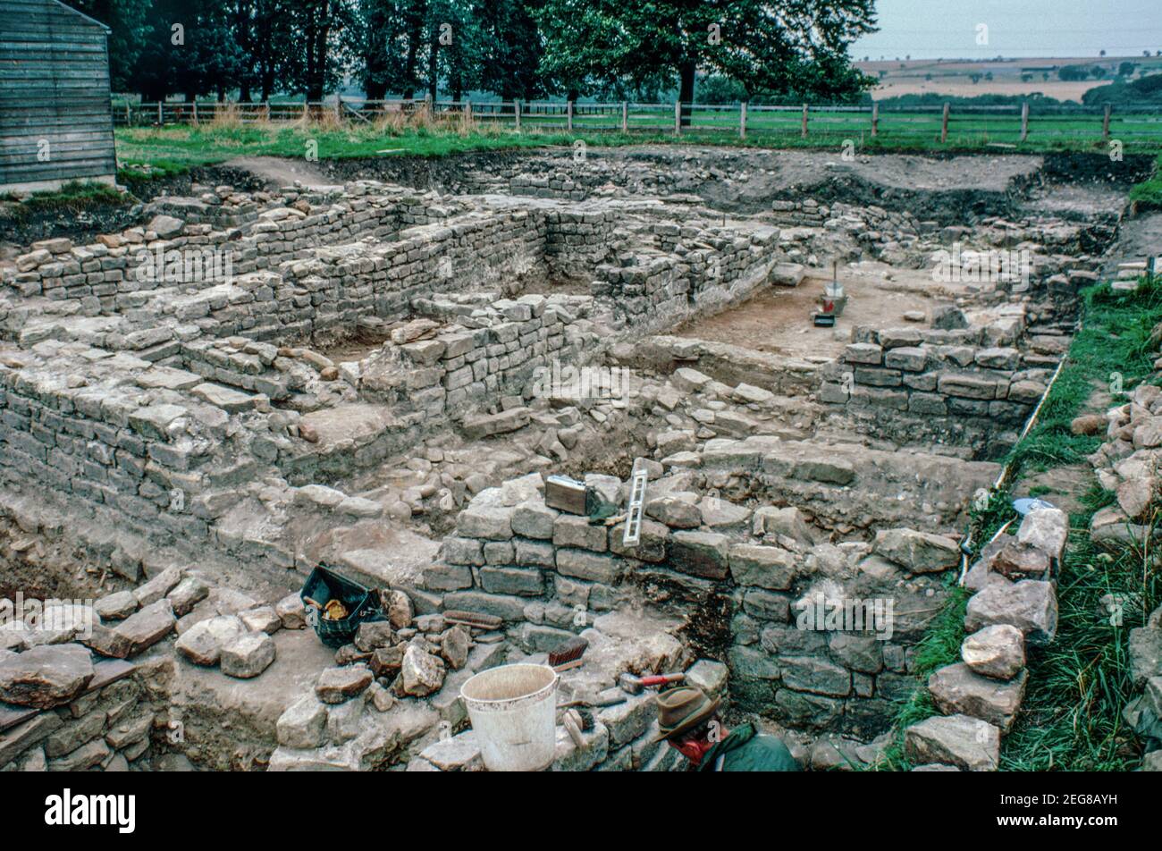 Binchester roman fort hi-res stock photography and images - Alamy