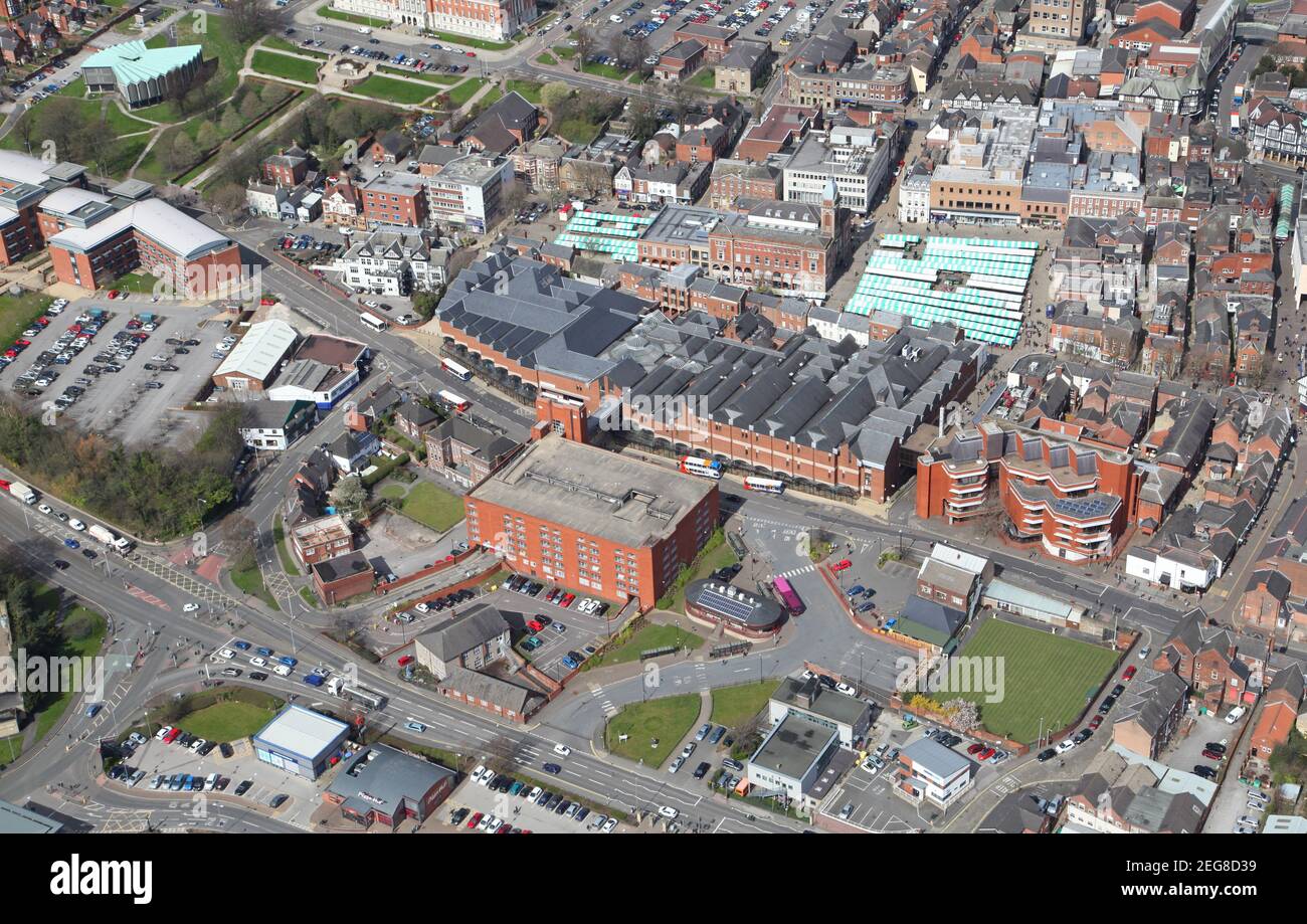 Chesterfield town centre hi-res stock photography and images - Alamy