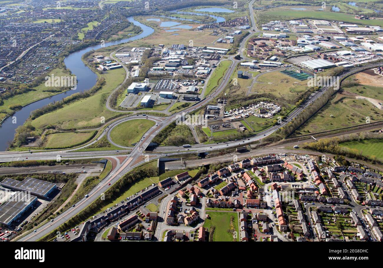 Teesside skyline riverside hi-res stock photography and images - Alamy