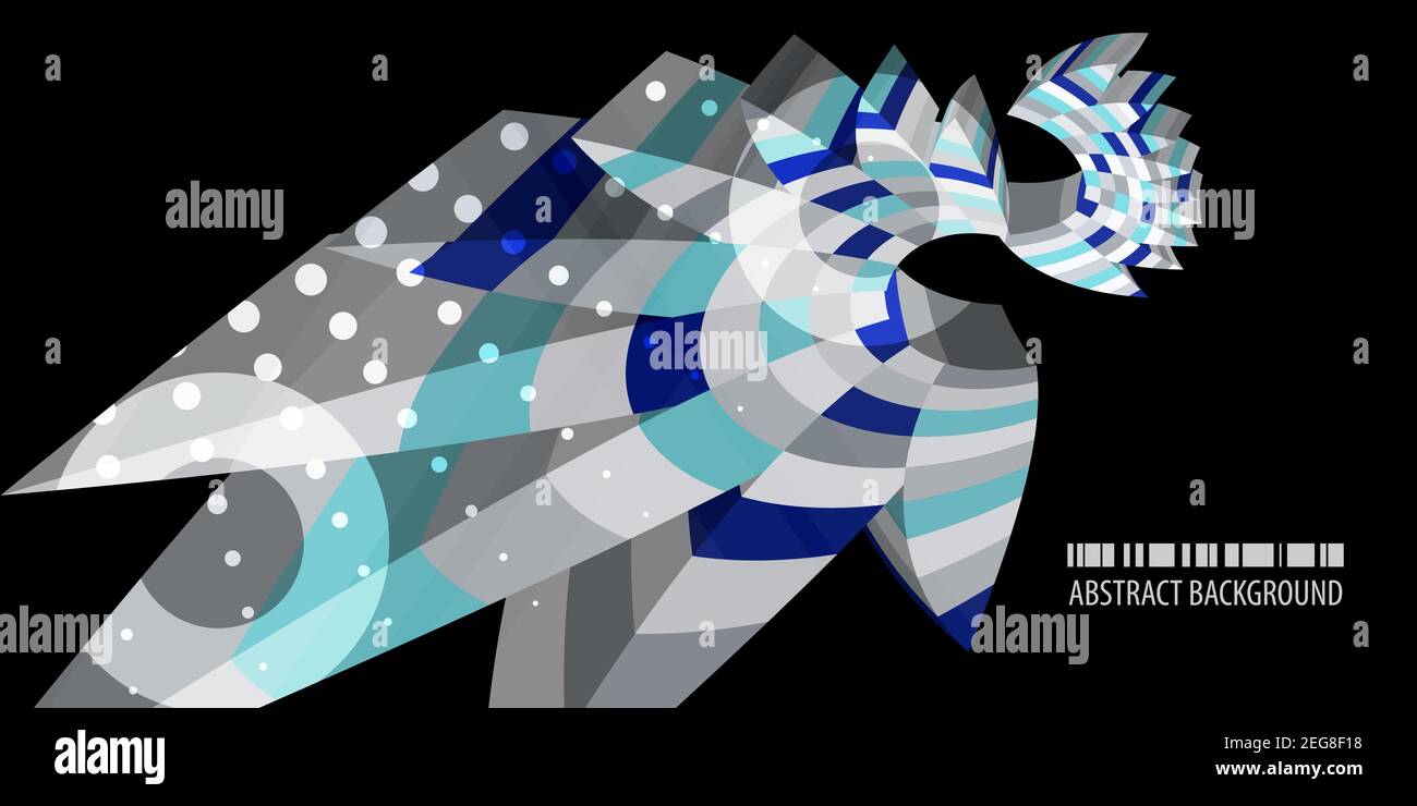 Abstract colorful background vector template with blended multiple ...