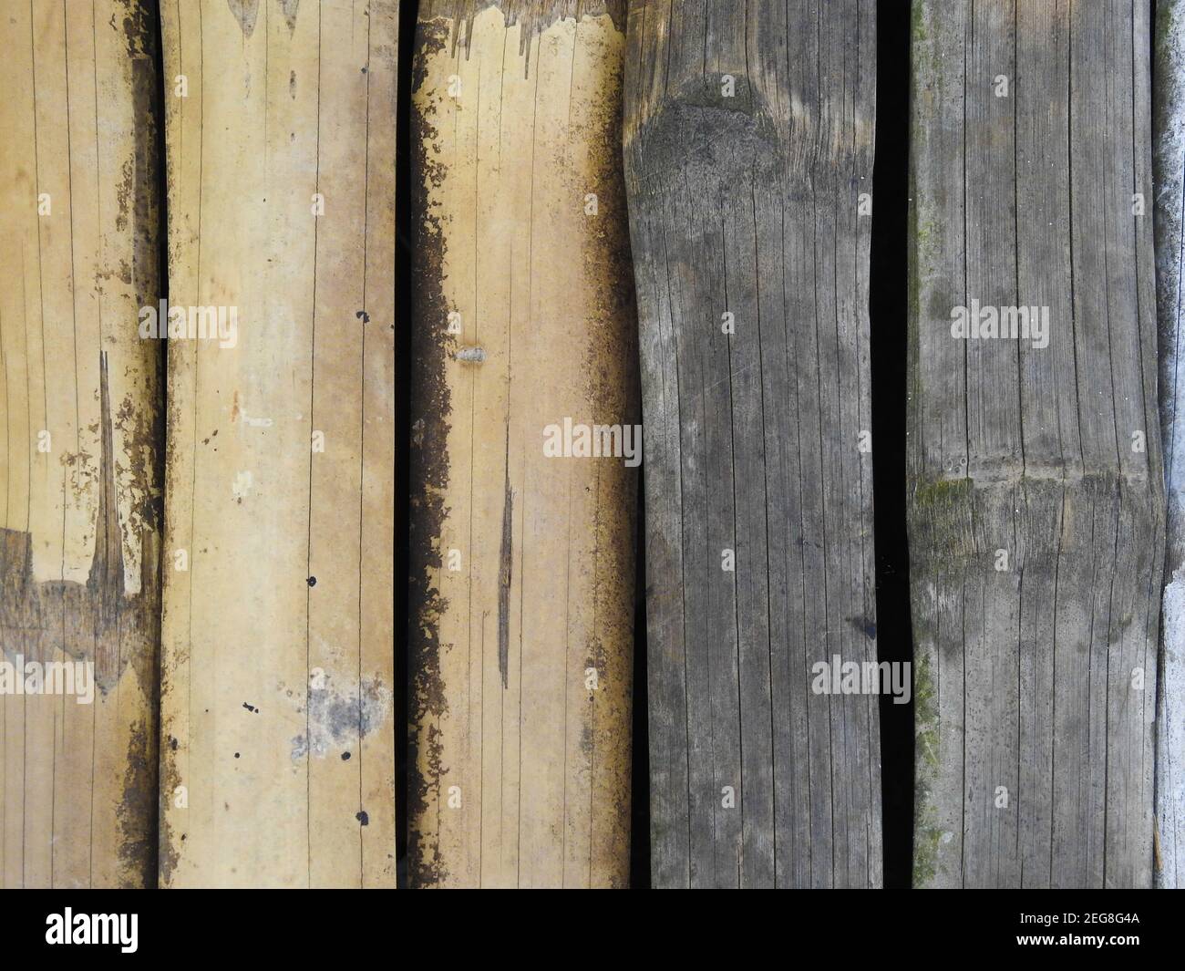 Old weathered wooden plank flooring texture Stock Photo - Alamy
