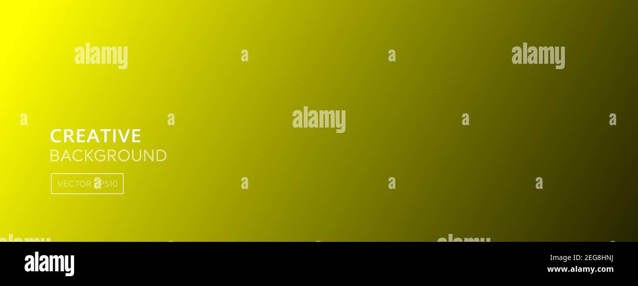 Abstract yellow gradient color banner background Stock Vector Image ...