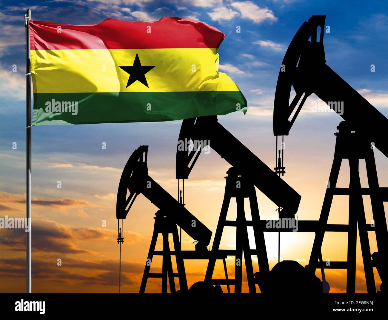 Ghana oil rig hi-res stock photography and images - Alamy