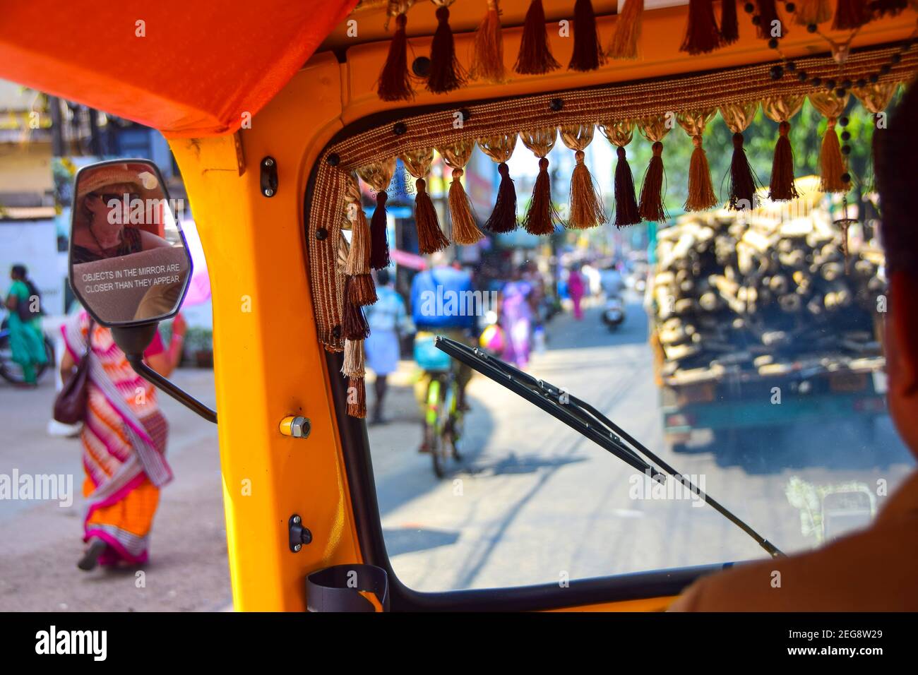 Tuk Tuk ride, Alappuzha, Alleppey, Kerala, India Stock Photo - Alamy