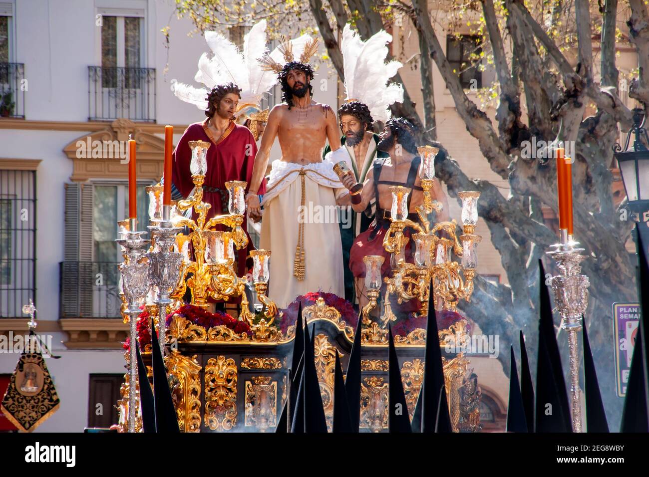 Holy Week of Seville, Brotherhood of Jesus stripped of his garments ...