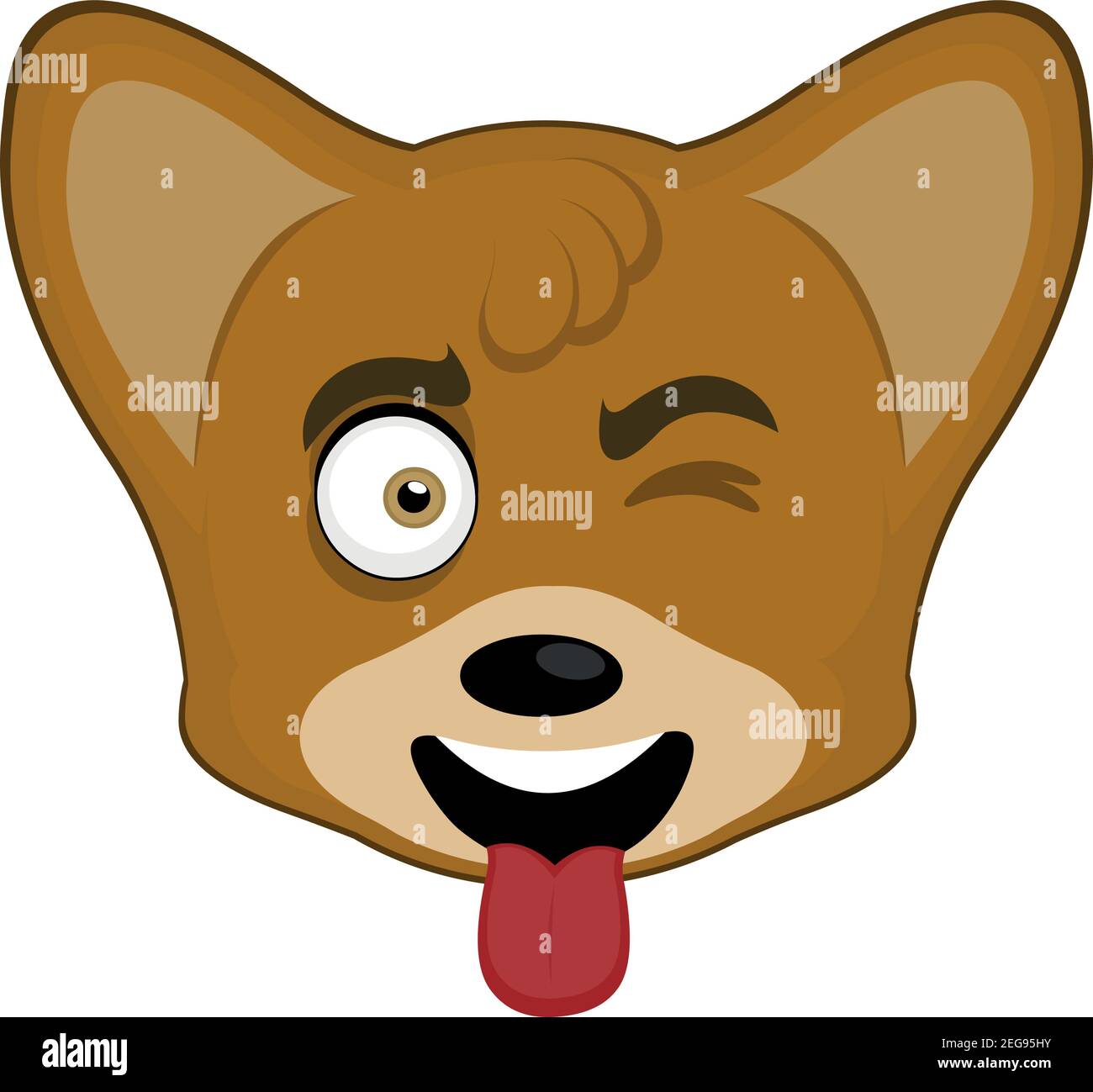 Cartoon fox face hi-res stock photography and images - Alamy