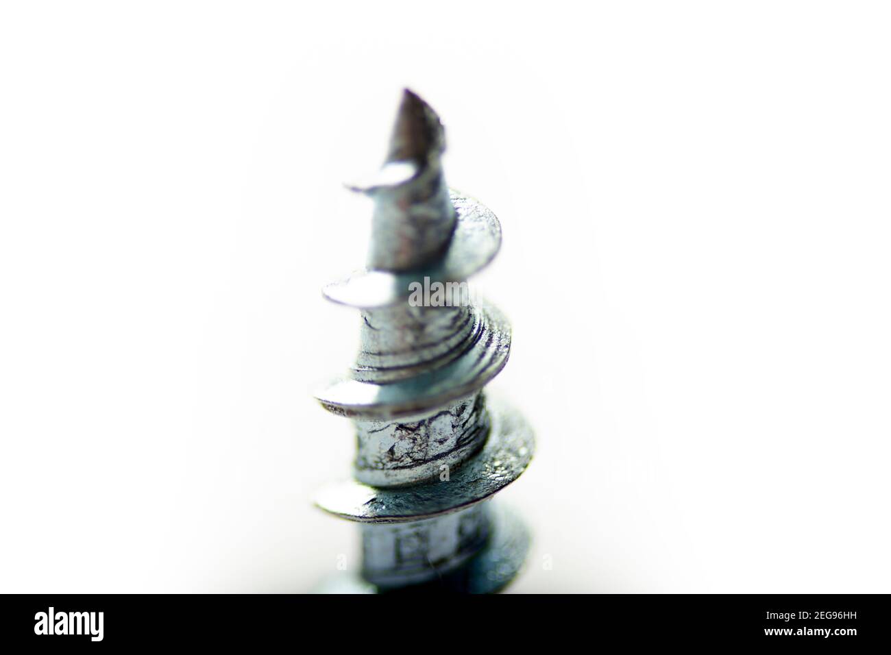 metal screw isolated on white background Stock Photo - Alamy