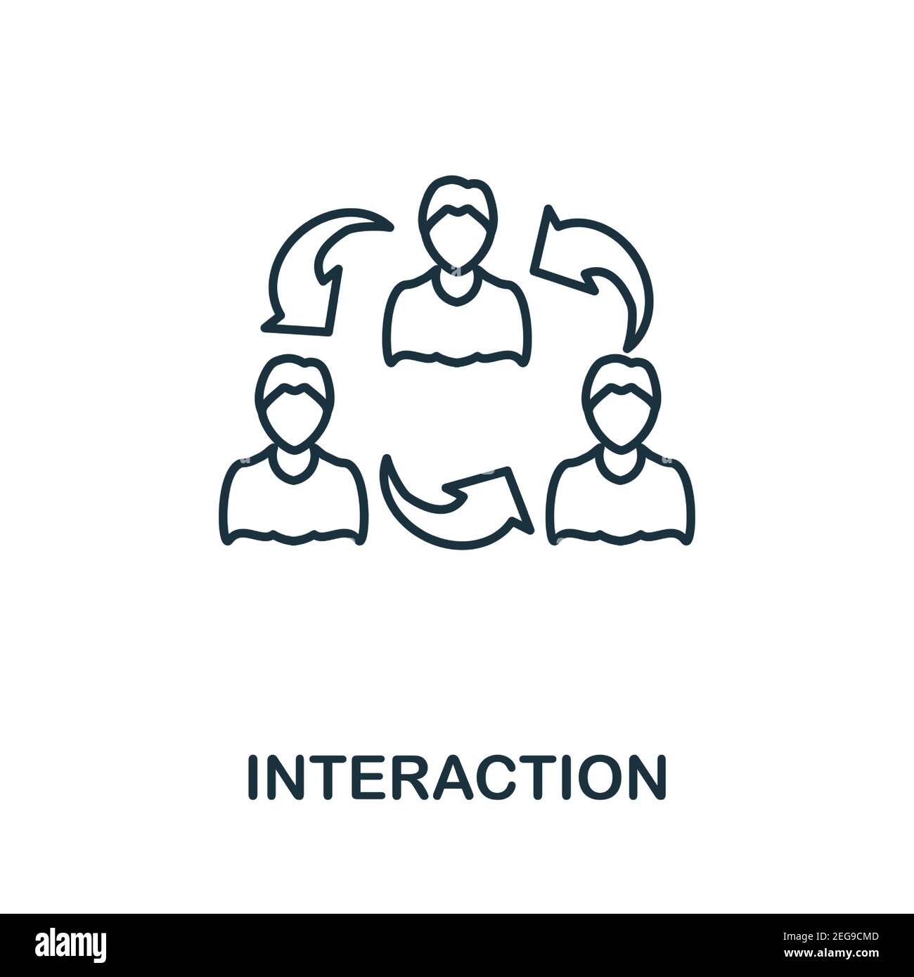 Interaction point Stock Vector Images - Alamy