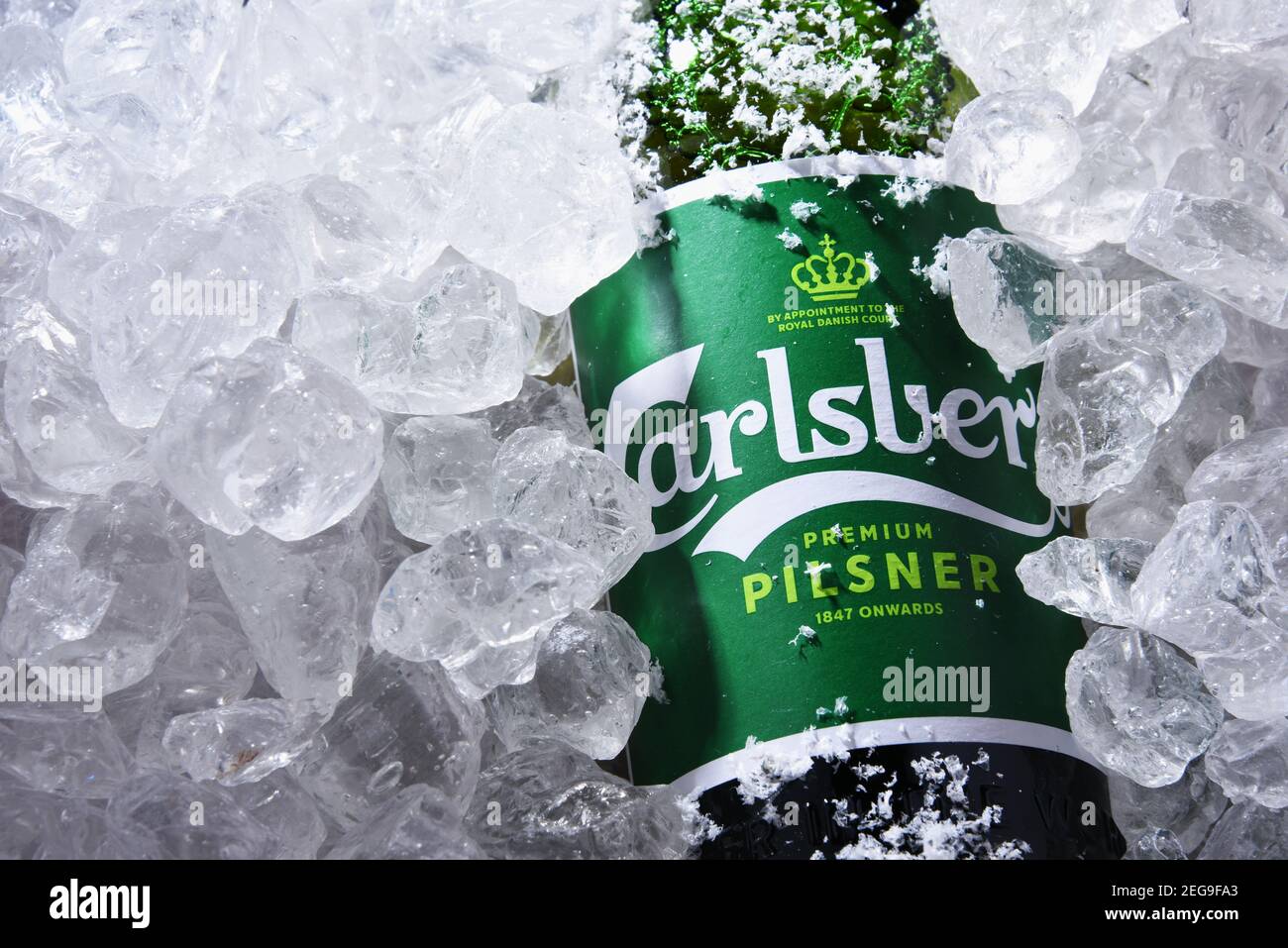 Carlsberg beer bottle hi-res stock photography and images - Alamy