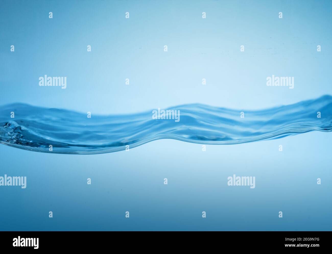 Side view of blue water surface Stock Photo - Alamy