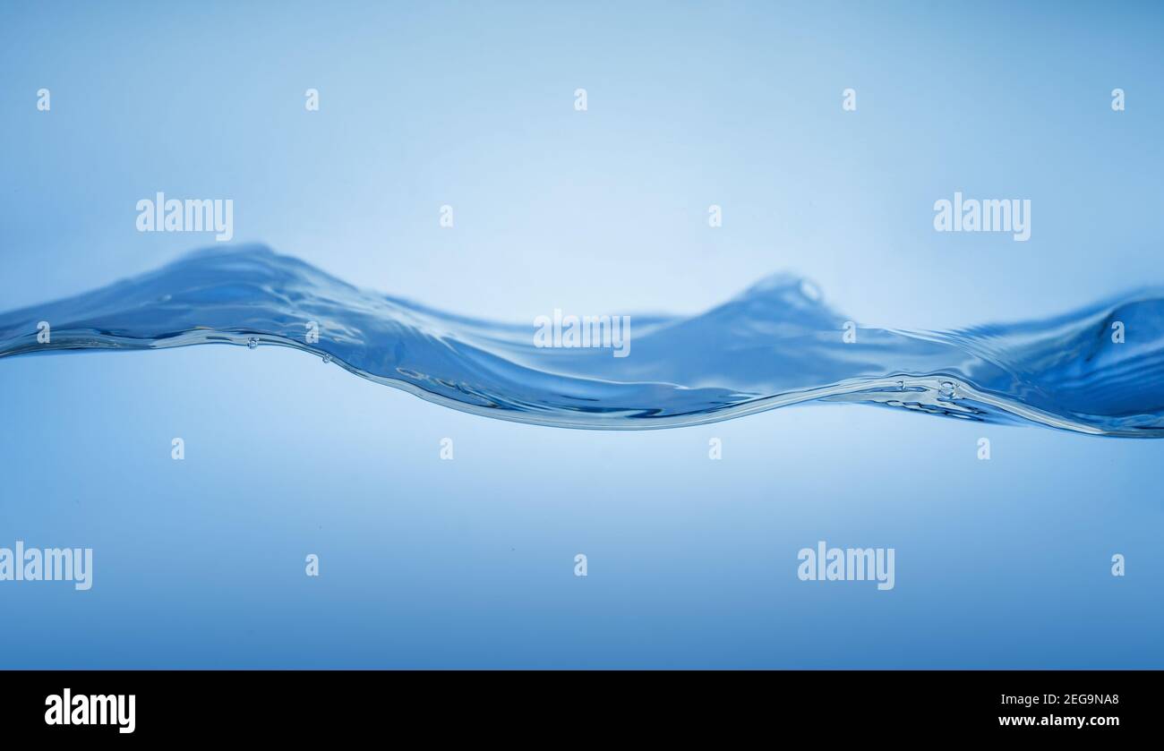 Side view of blue water surface Stock Photo - Alamy