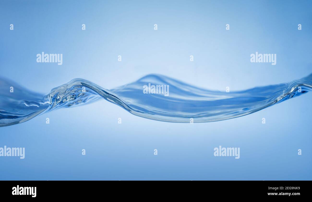 Side view of blue water surface Stock Photo - Alamy