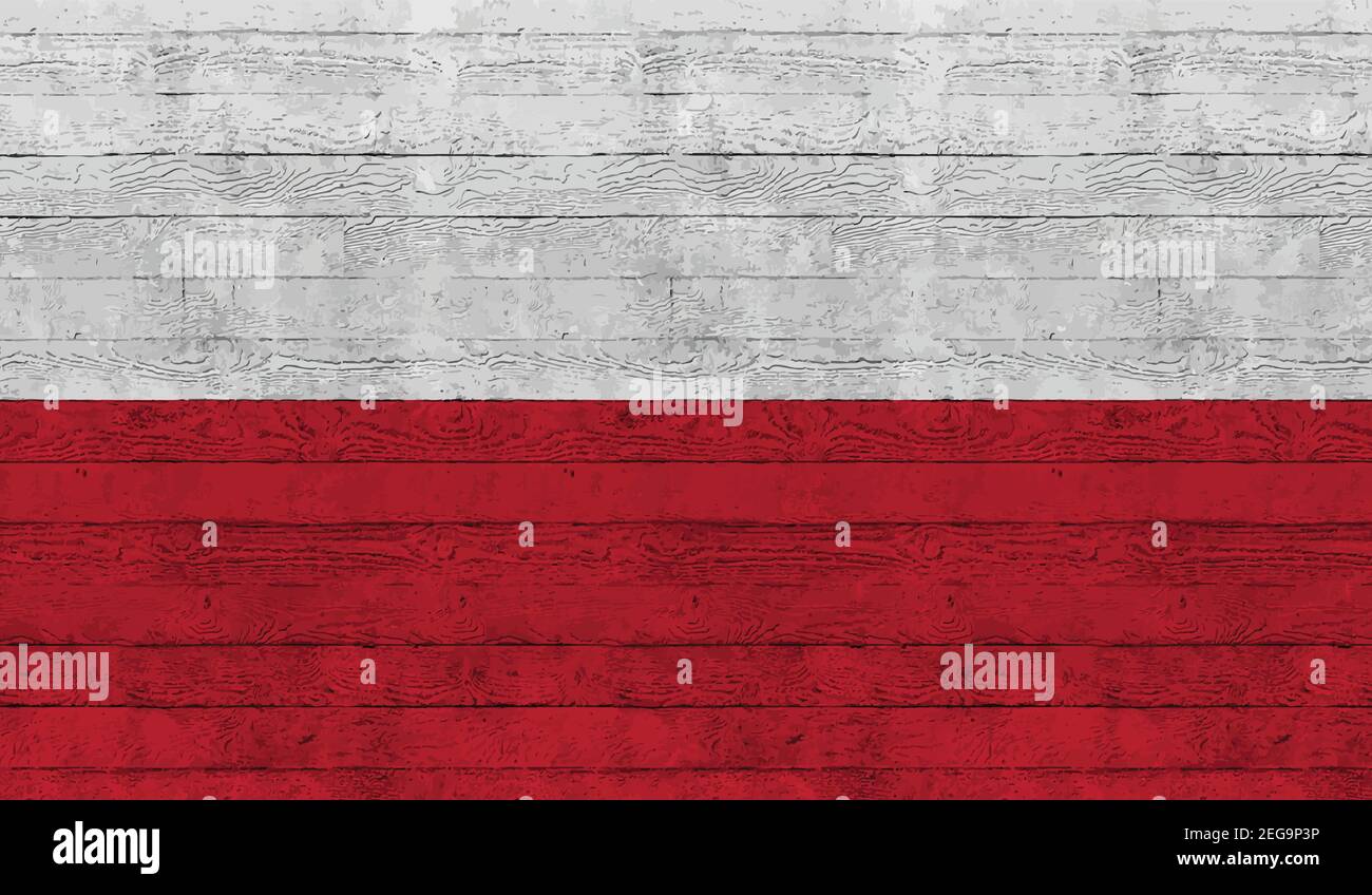 Poland grunge flag. Vector Isolated on background Stock Vector Image ...