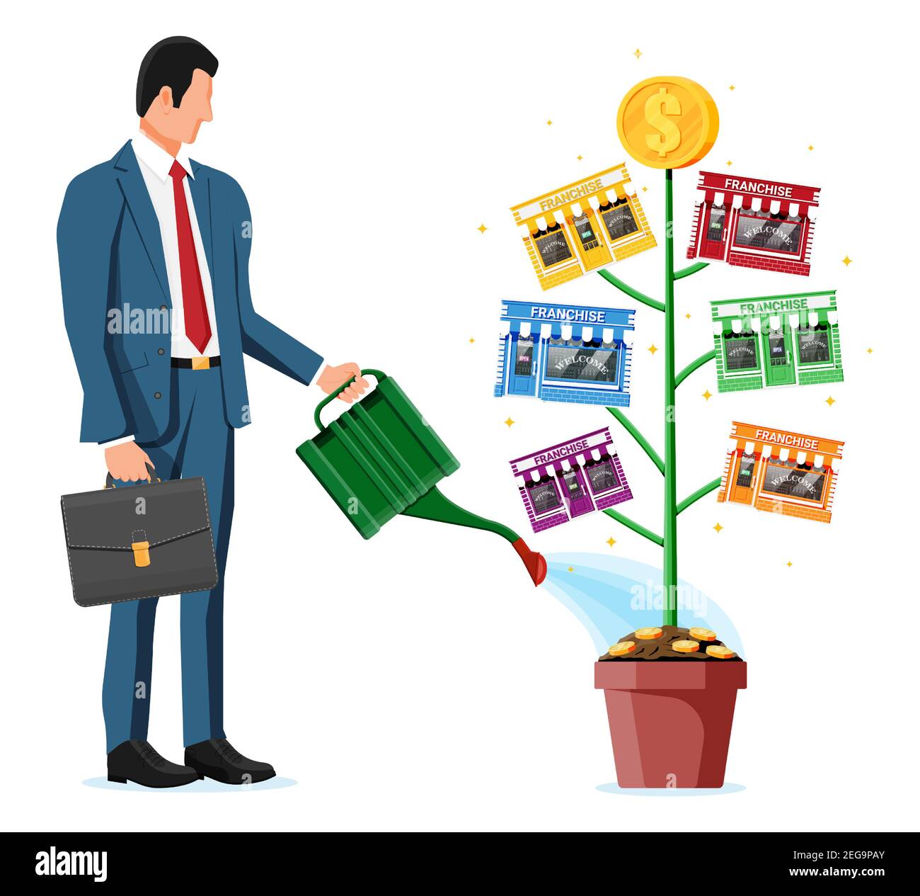 Dollar tree building Stock Vector Images - Alamy