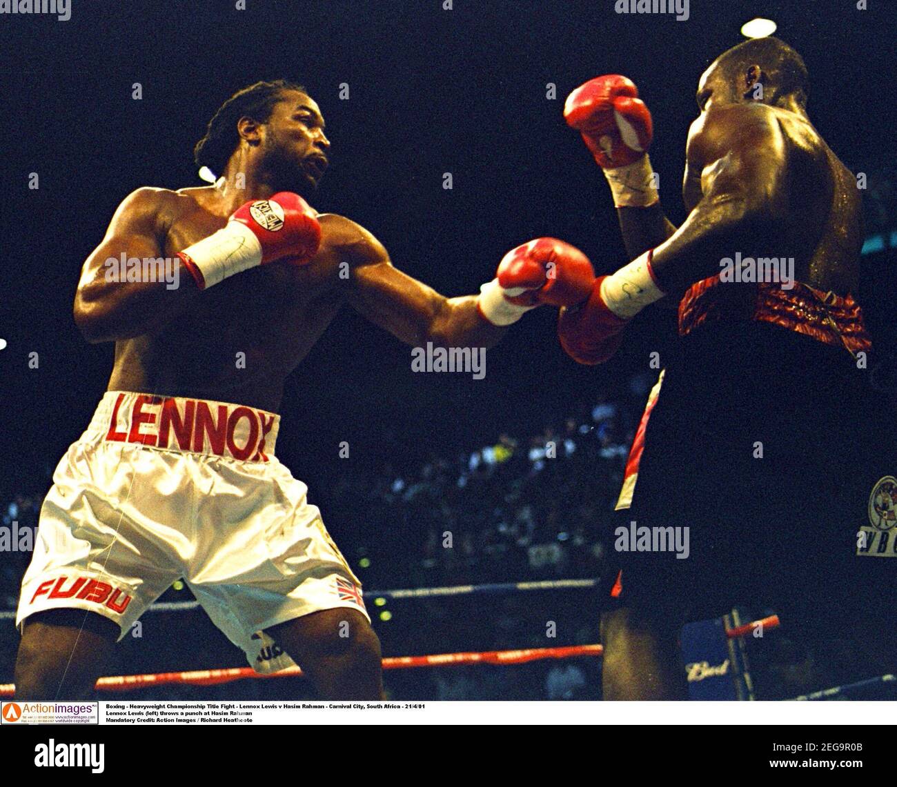 Lennox lewis v hasim rahman hi-res stock photography and images - Alamy