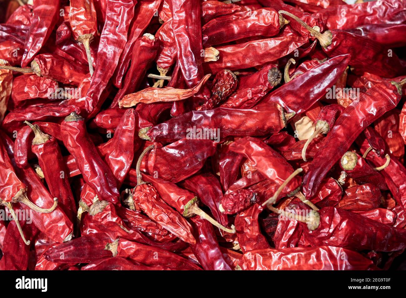 Top view chillies hi-res stock photography and images - Alamy
