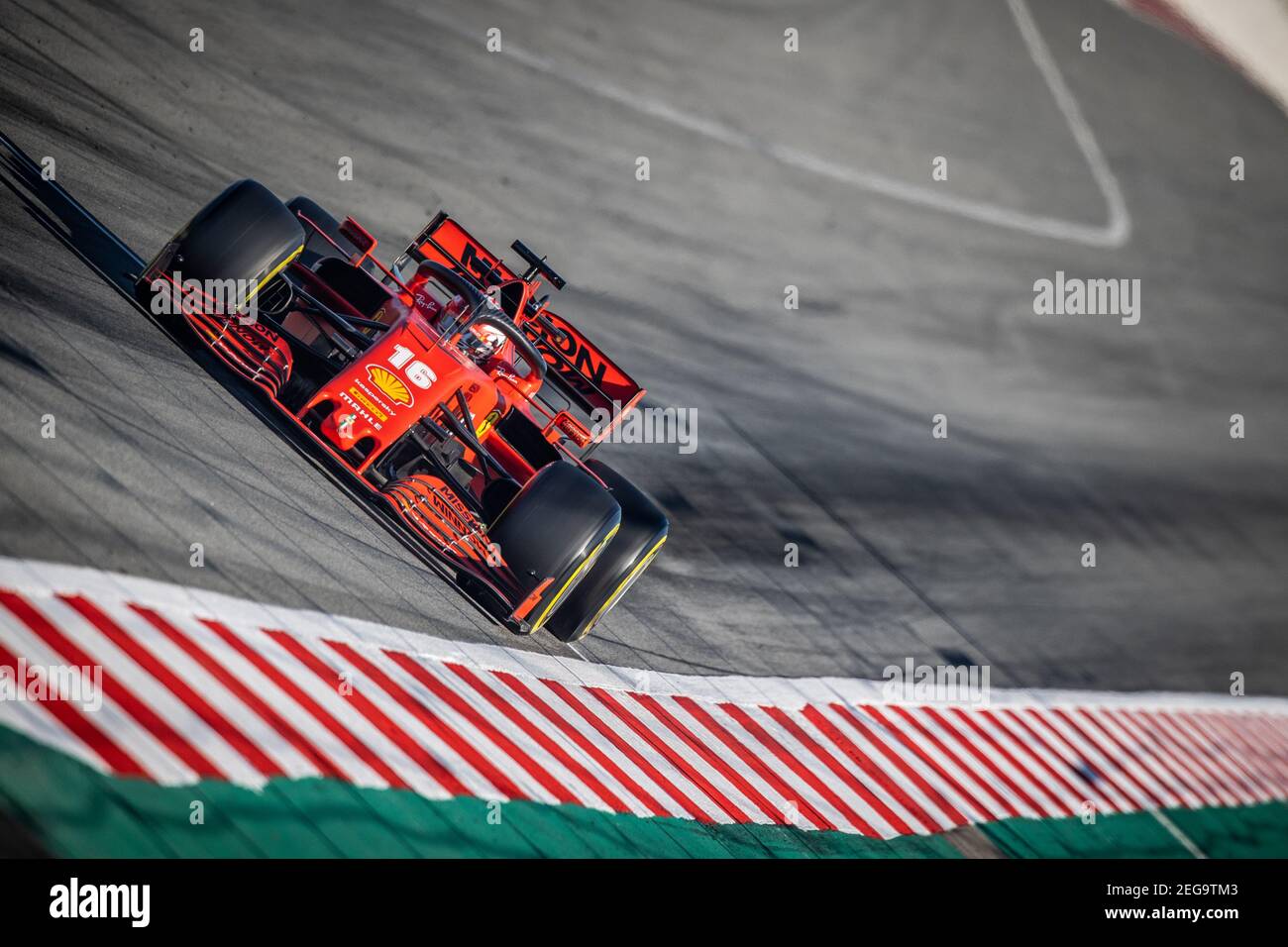 16 LECLERC Charles (mco), Scuderia Ferrari SF1000, action during the first session of the ...