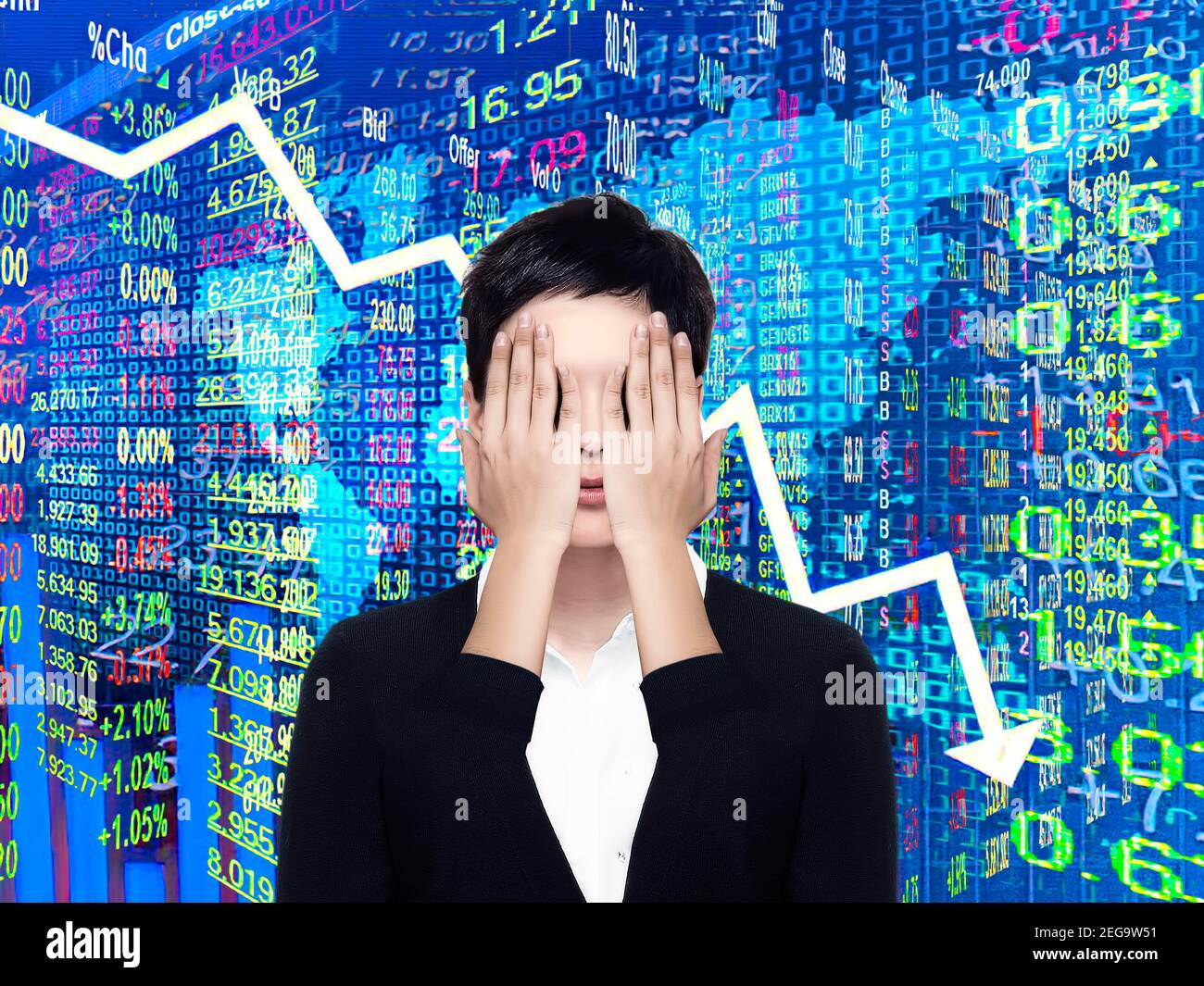 Economic crisis symbol Stock Photo - Alamy