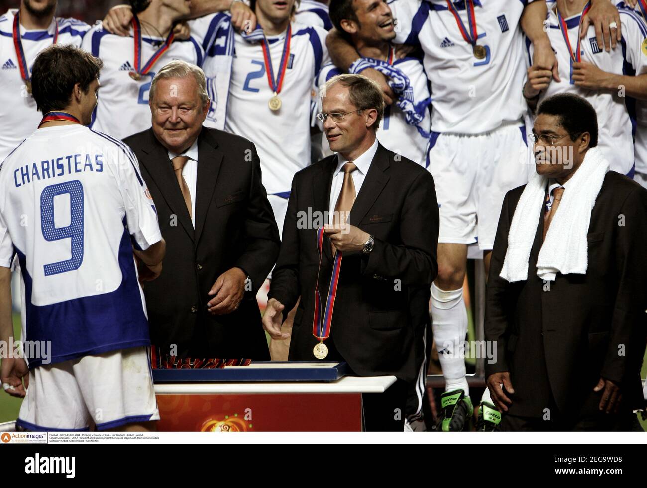 Greece football winners hi-res stock photography and images - Alamy