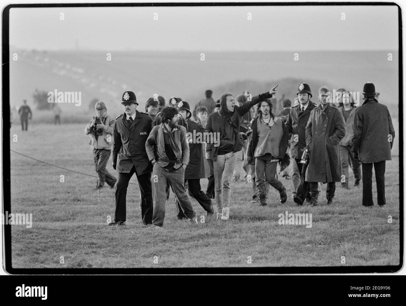 Stonehenge Wiltshire England Summer Solstice 21 June 1987 Stock Photo ...