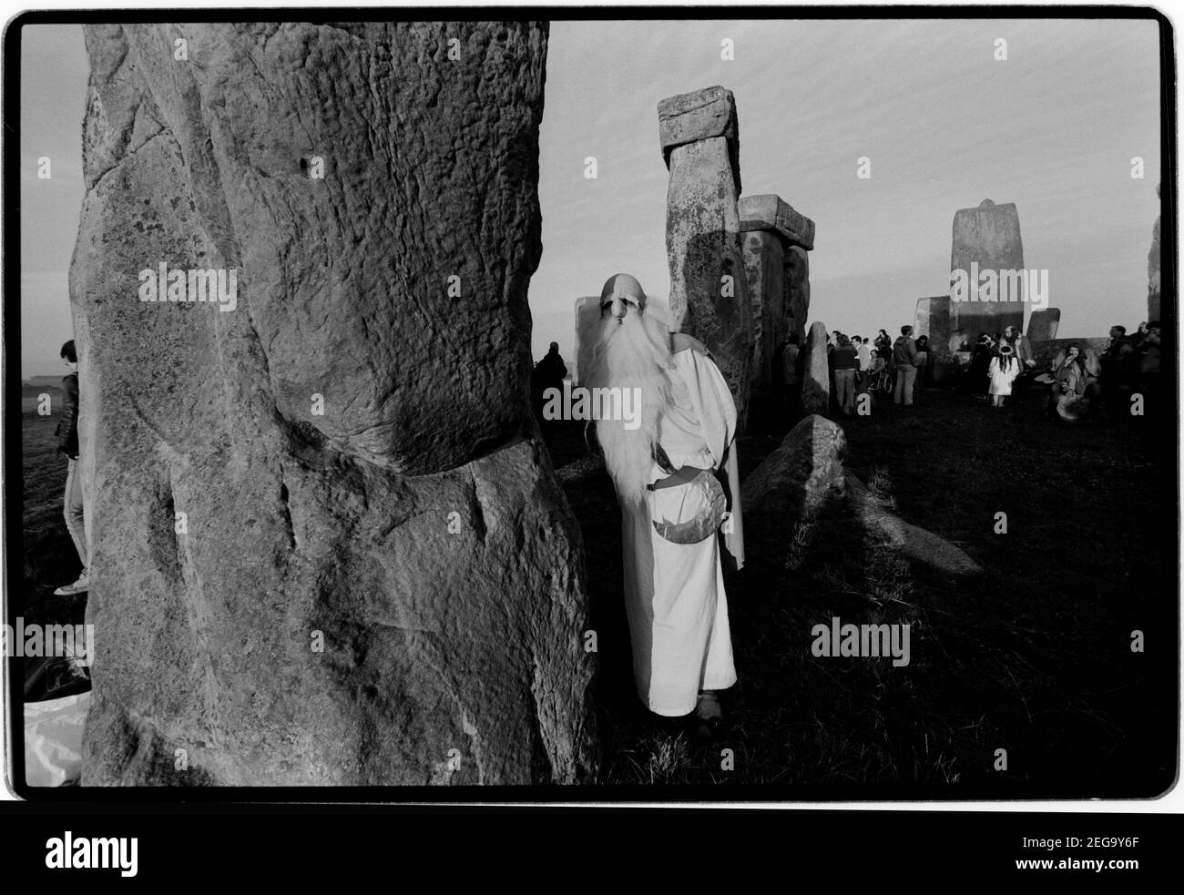 Stonehenge Wiltshire England Summer Solstice 21 June 1987 Stock Photo ...