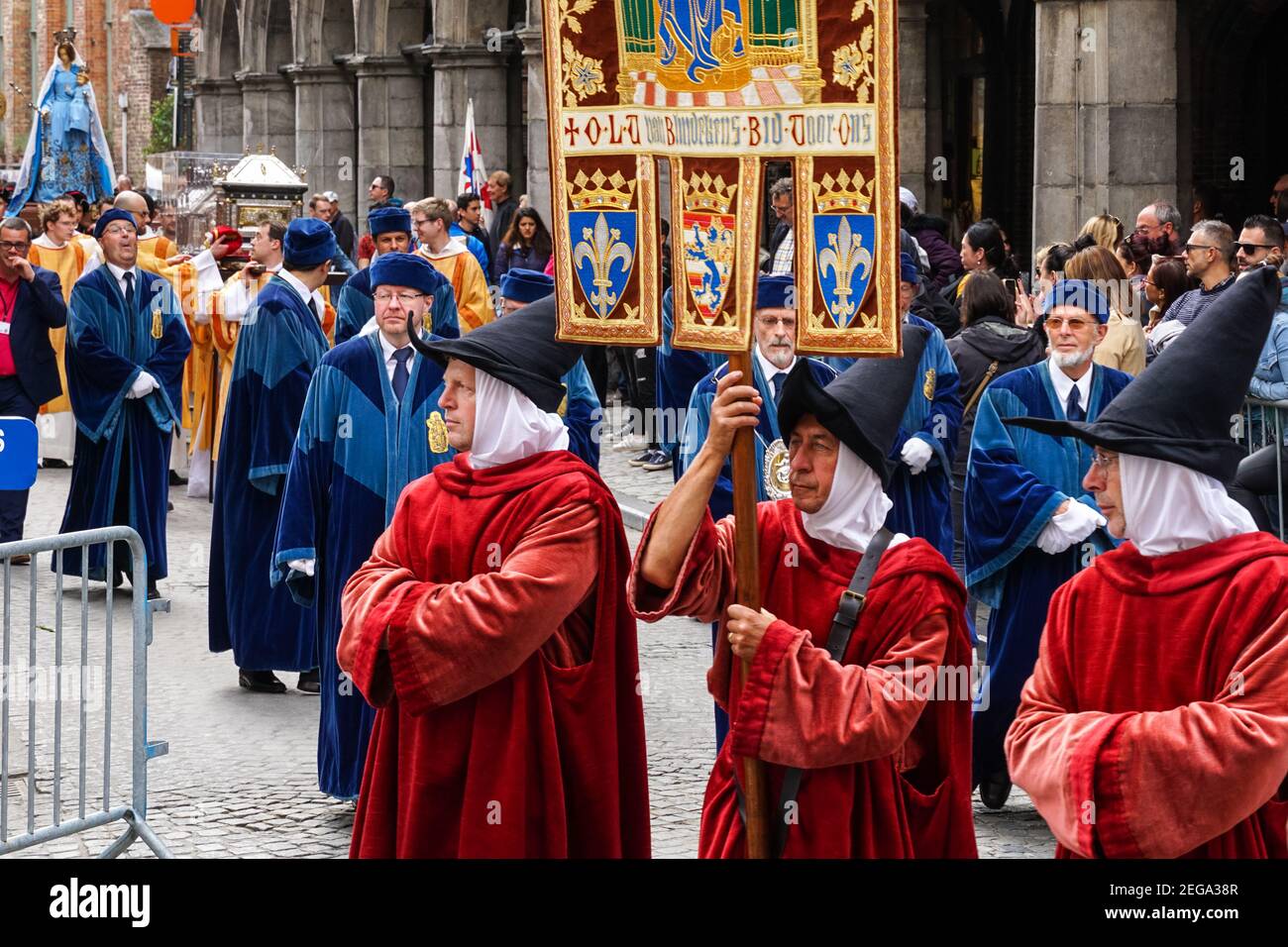The annual Procession of the Holy Blood, Heilig Bloedprocessie, in ...